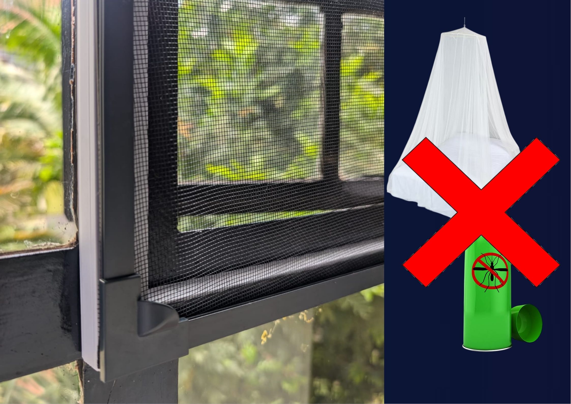 Why Mosquito Screens Over traditional methods (Nets & Sprays ...